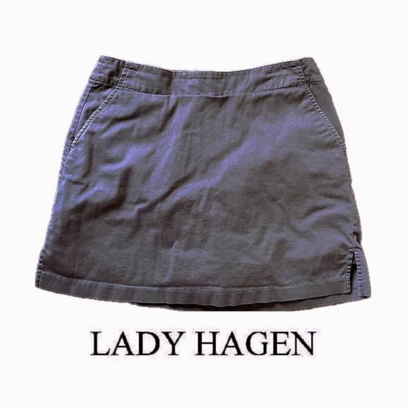 Lady Hagen | Skirts | Lady Hagen Skort Skirt Golf Pockets Twill Cotton ...